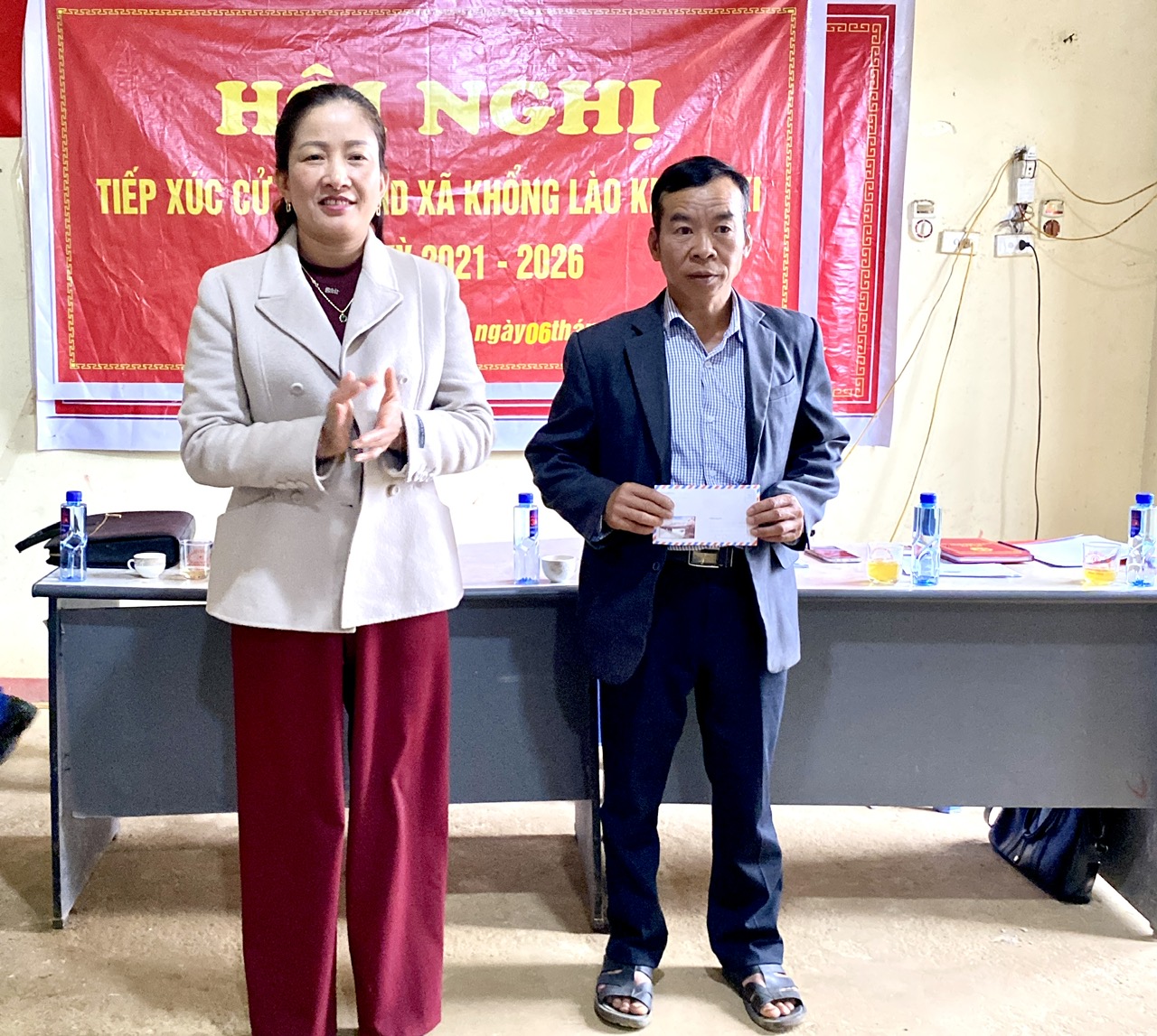 HĐND xã Khổng Lào tiếp xúc cử tri tại bản Lèng Xuôi Chin và Séo Lẻn